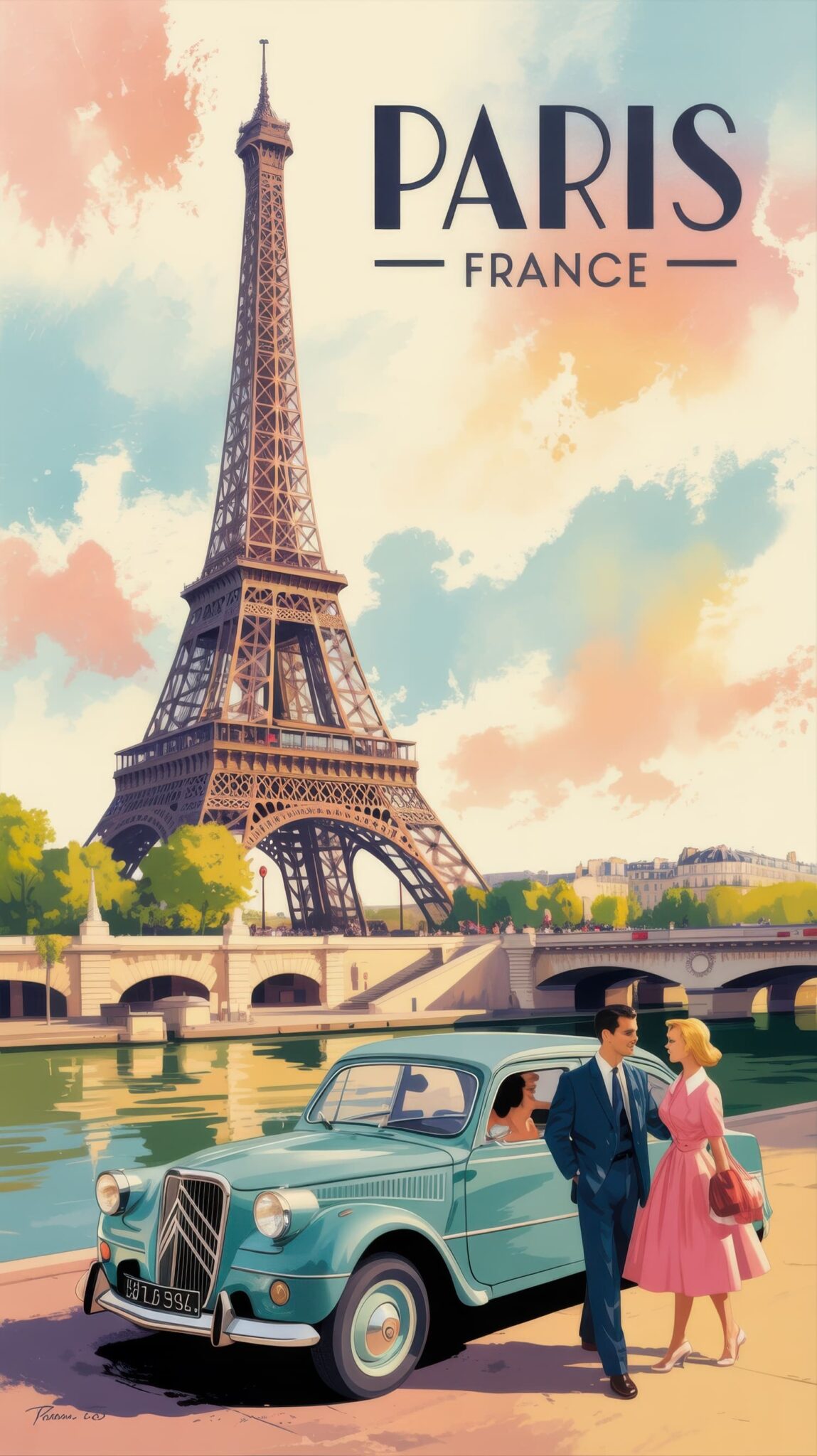 48+ Classic Paris Travel Posters: A Visual Journey Through the City of ...