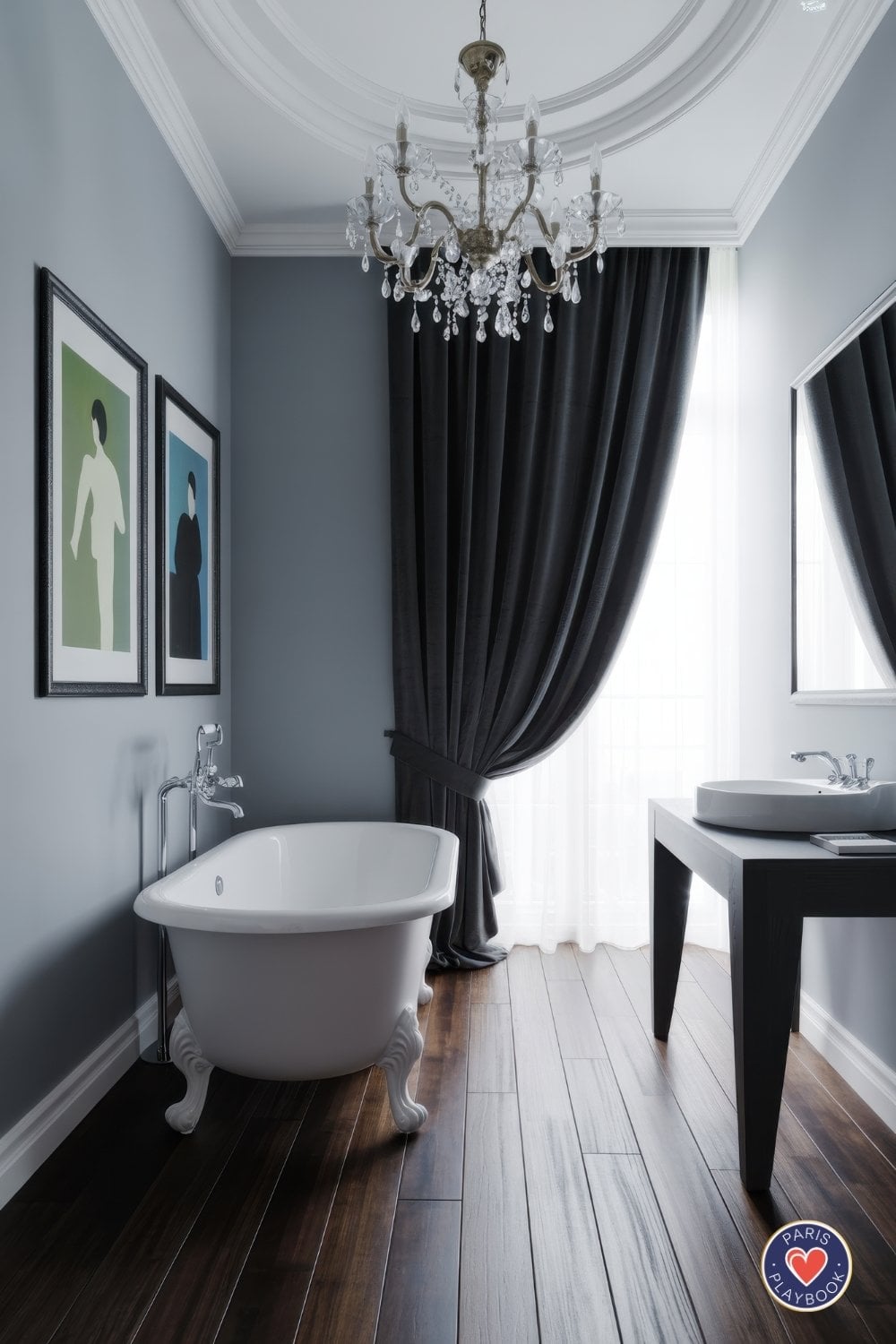 56+ Beautiful Paris Bathroom Designs: Classic French Interior Style