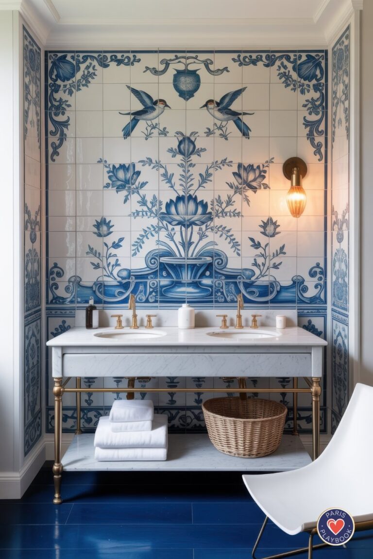 56+ Beautiful Paris Bathroom Designs: Classic French Interior Style