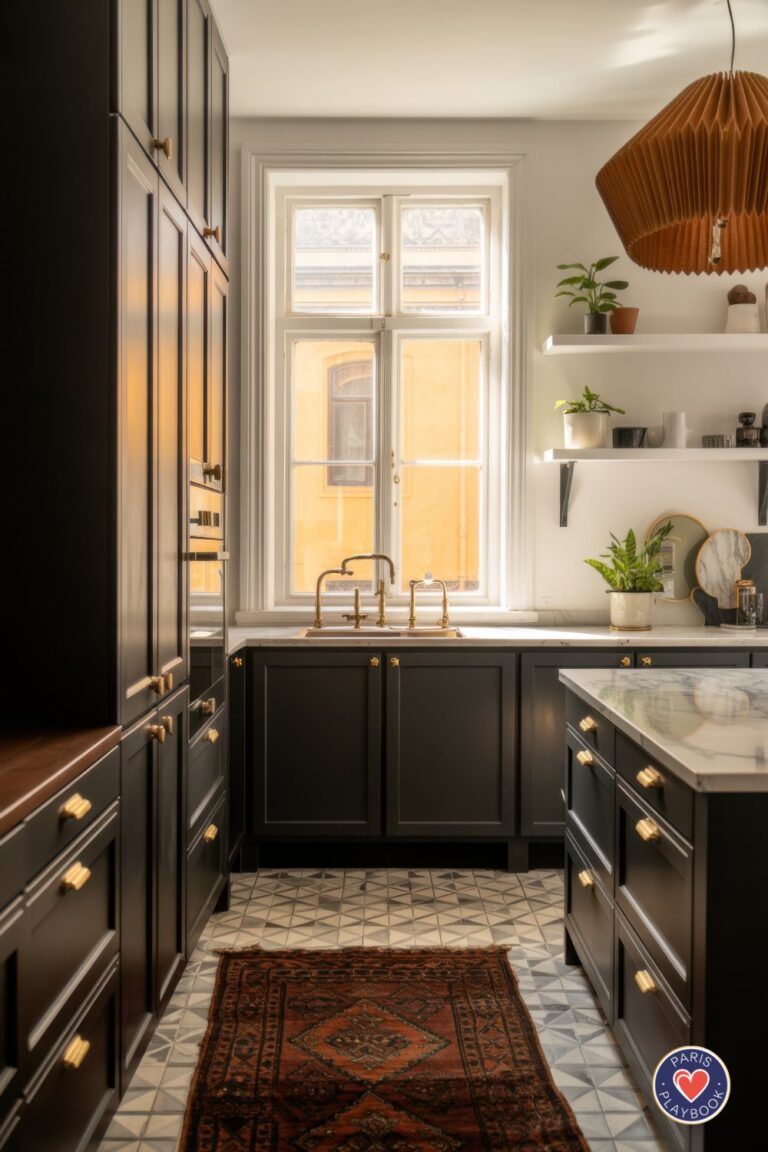 36+ Paris Kitchen Ideas: Checkered Floors, Bistro Chairs and More