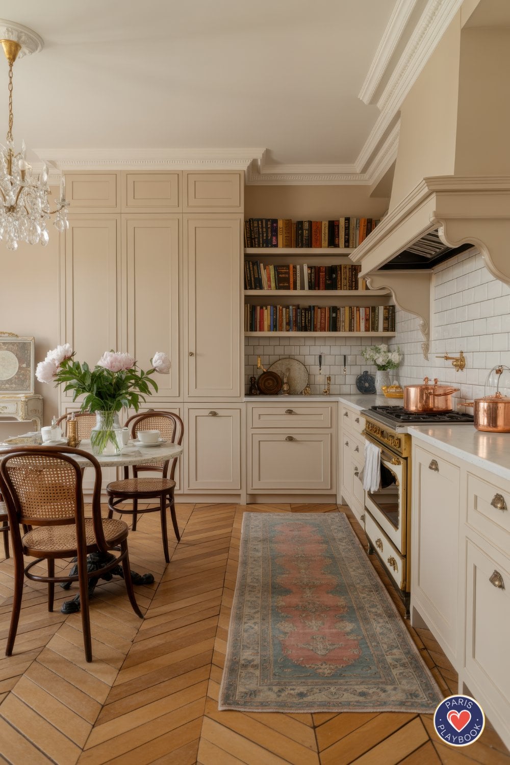 36+ Paris Kitchen Ideas: Checkered Floors, Bistro Chairs and More