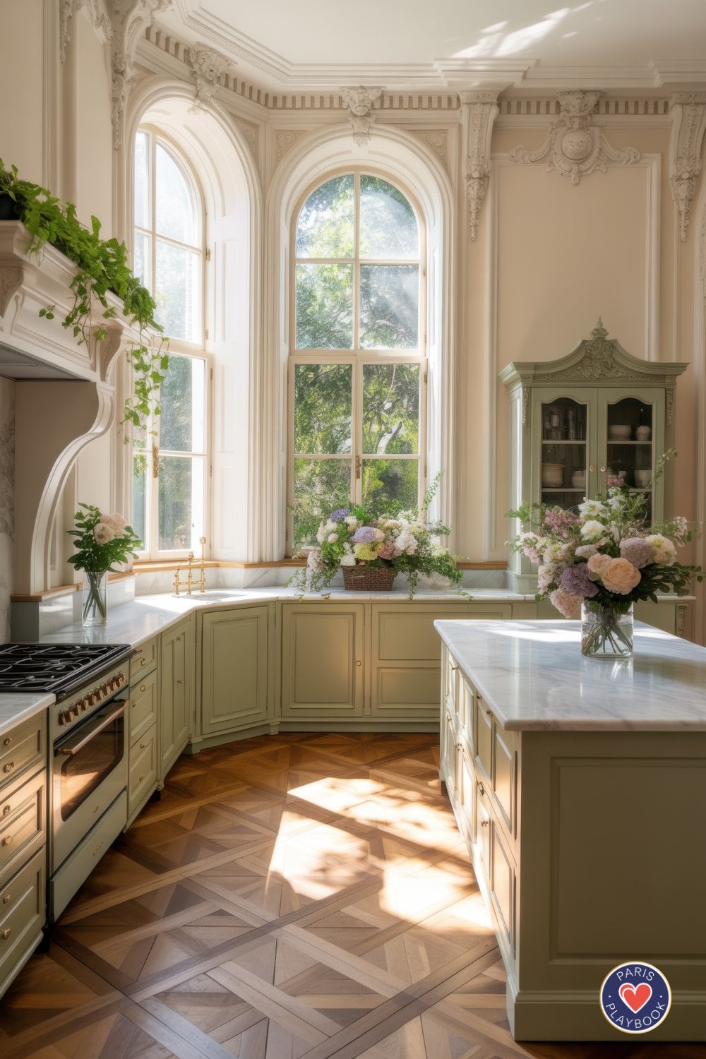 36+ Paris Kitchen Ideas: Checkered Floors, Bistro Chairs and More