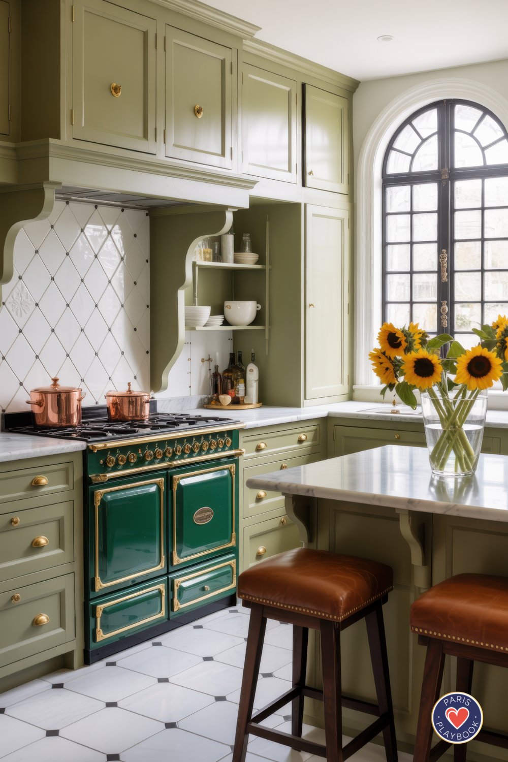 36+ Paris Kitchen Ideas: Checkered Floors, Bistro Chairs and More